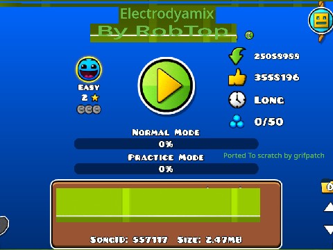 Geometry Dash Easy Electrodynamix