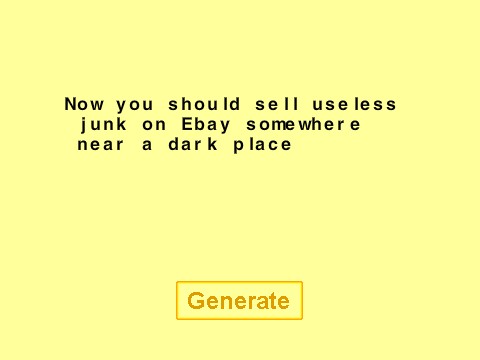 Random Sentence Generator (Charlie)