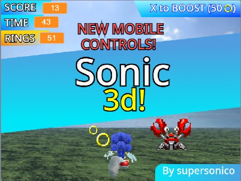 Sonic 3d! [NEW MOBILE CONTROLS]
