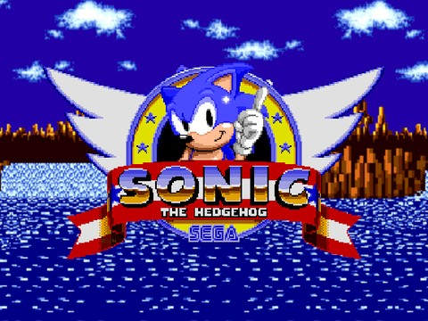 Sonic 1 Title Screen