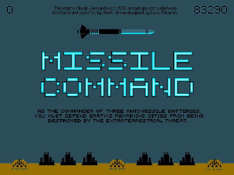 '80s MISSILE COMMAND