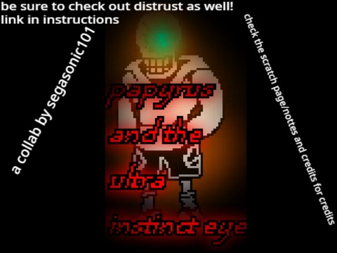 papyrus and the ultra instinct eye (for collab)
