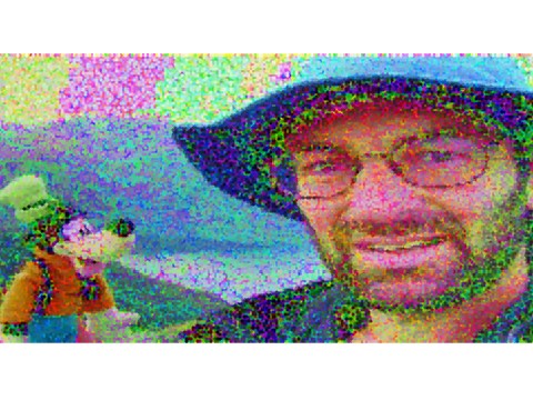 Goofy Dithered with Closest Colours - a Picture with All Colours