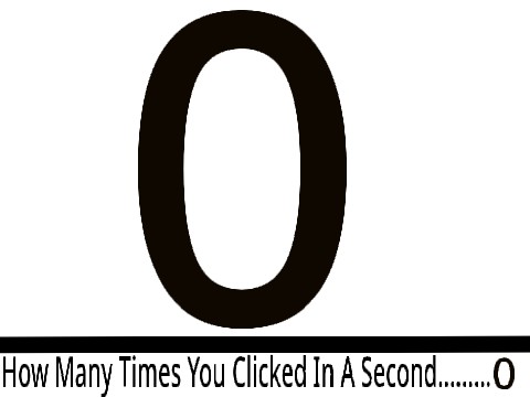 How many times can you click in a second?
