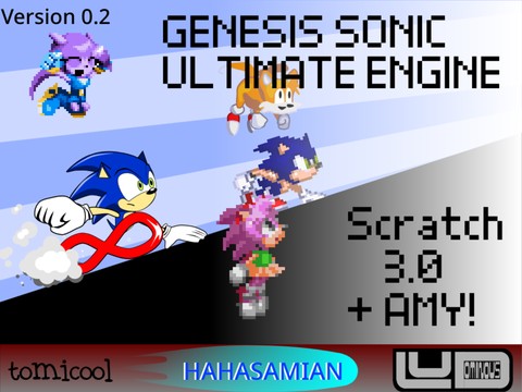 Genesis Sonic Ultimate Engine Ver. 0.2-- Scratch 3.0 + Amy!