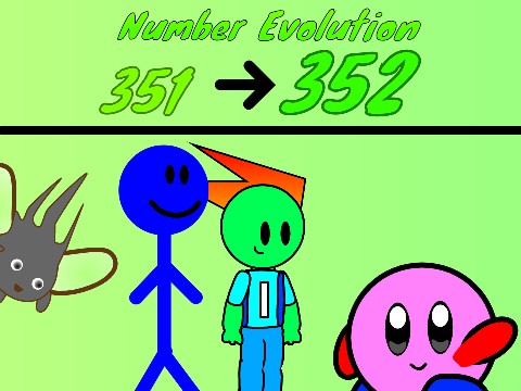 Number Evolution (351 to 352)