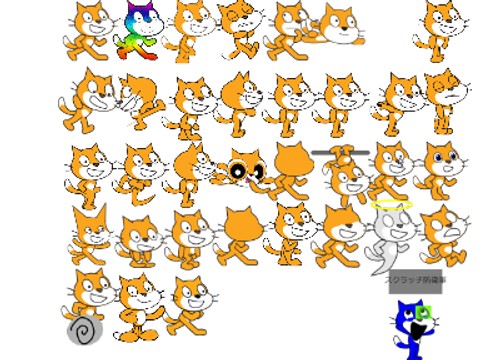 Scratch cat 素材 remix