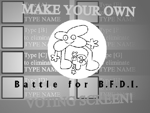 Make your own BFB Voting Screen!