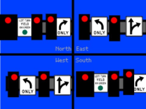 Traffic Light Intersection 1