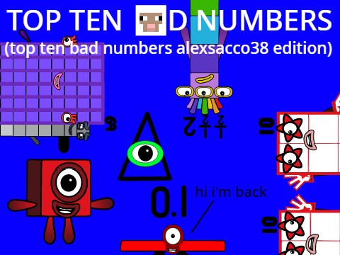 Top Ten Bad Numberblocks (AS38)