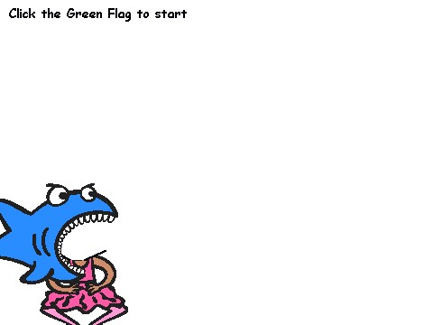 shark eating girl head off