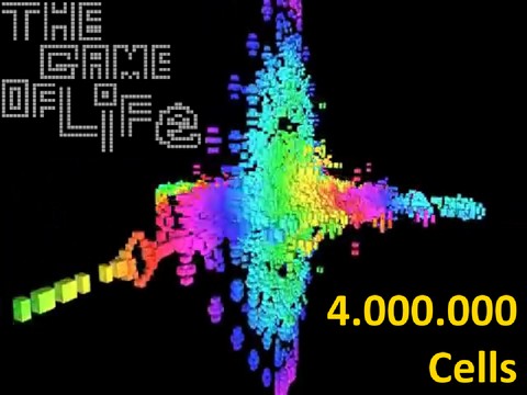 Turing Machine Game of Life - 4 Million Cells