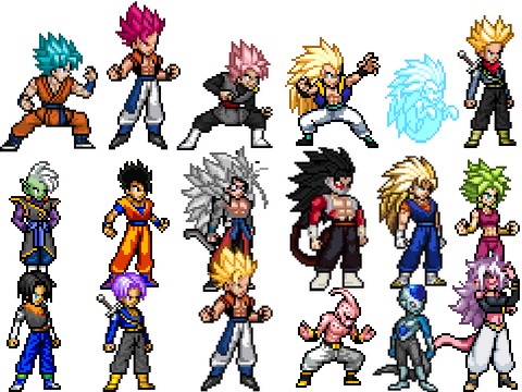 Dragon Ball JUS Sprite Pack 1
