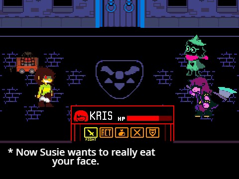 Deltarune Genocide : Susie and Ralsei battle (full version)