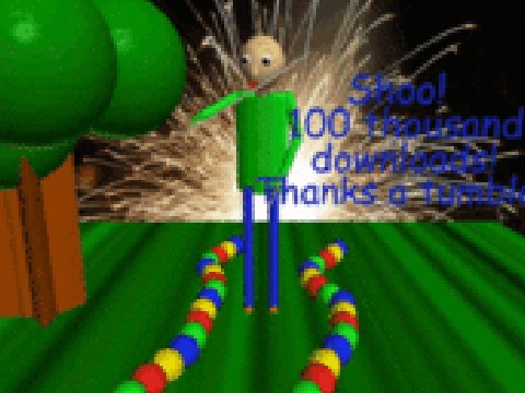 baldi character s moving in 3d