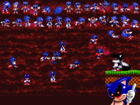 sonic exe sprites remix remix remix remix