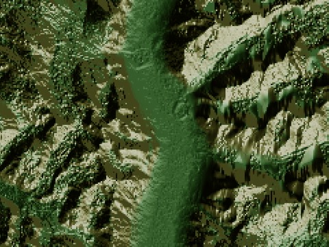 Interactive Normal-Based Terrain Shading
