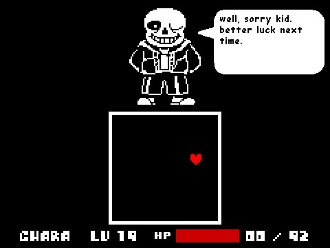 Sans' Final Attack