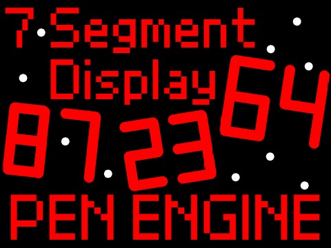 7 Segment Number Display - Pen Engine