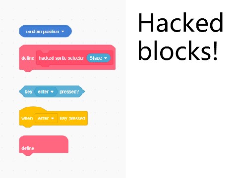 Hacked blocks!