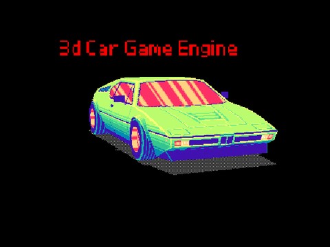 3d car game engine