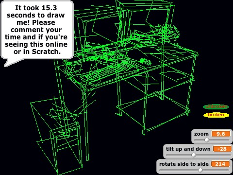 smash the 3d computer desk
