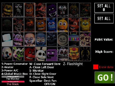 fnaf rejected custom night