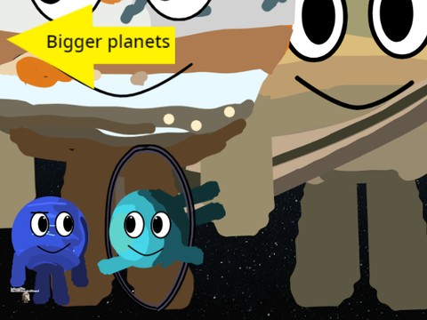 Realistic Planet size comparison