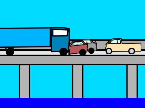 Car Pileup 2 (Car Crash Animation)