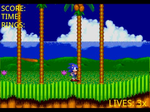 Sonic 2 Engine with HUD