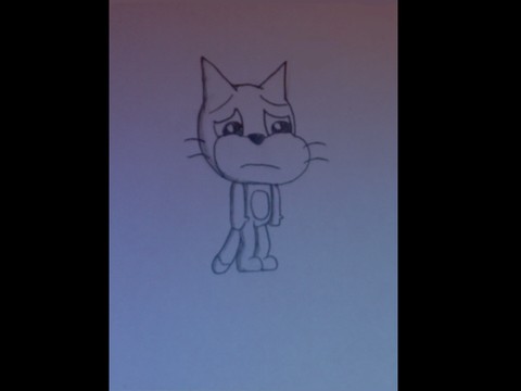Drawing of Sad Scratch