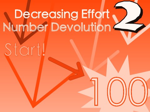 Decreasing Effort Number Devolution 2 [ START --> 100 ]