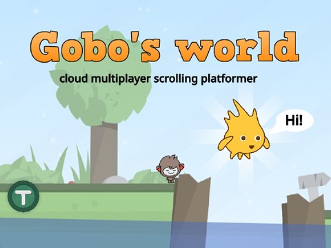 Gobo's world Multiplayer cloud scrolling platformer v5