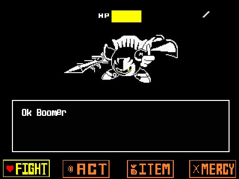 Undertale Battle - Meta Knight 3.0