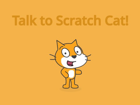 Talk To Scratch Cat!