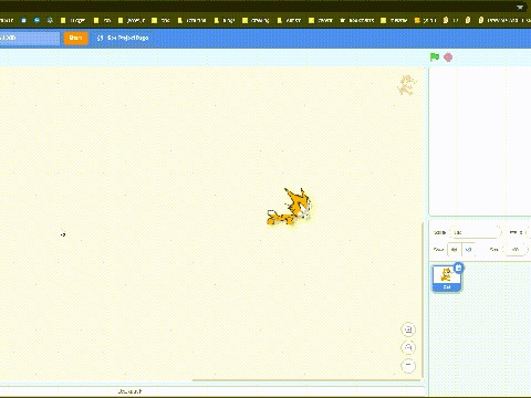 Scratch Cat Goes Crazy
