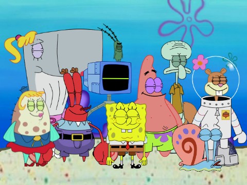 SpongeBob main cast sprites