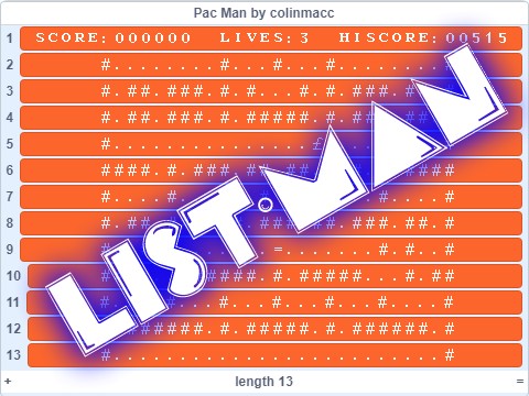 List Man (Pac Man)