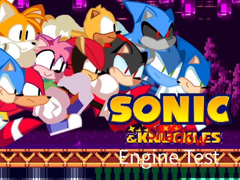 Sonic Engine Test with Shadow,Metal Sonic,Werehog and Modern Sonic W.I.P.