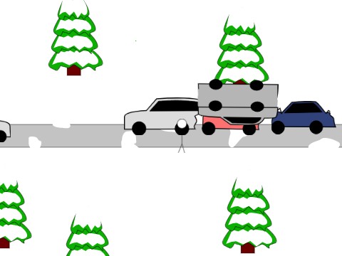 Car Pileup 3 (Car Crash Animation)