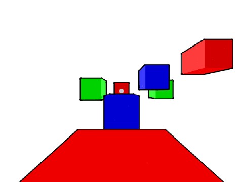 3D Renderer with surface filling