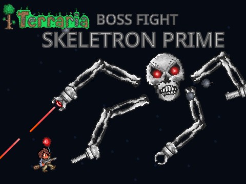 Terraria SKELETRON PRIME BOSS FIGHT
