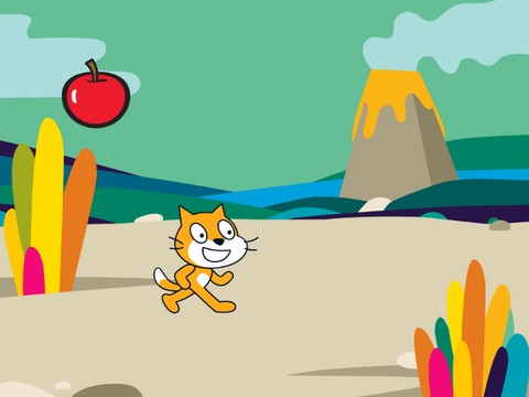 Scratch Project apple catching game