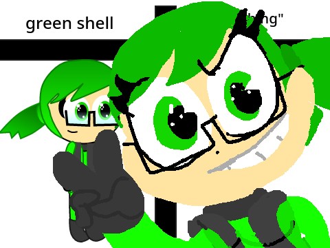 green shell fan art