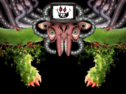 Omega Flowey intro Animations 0.1 but is not weird