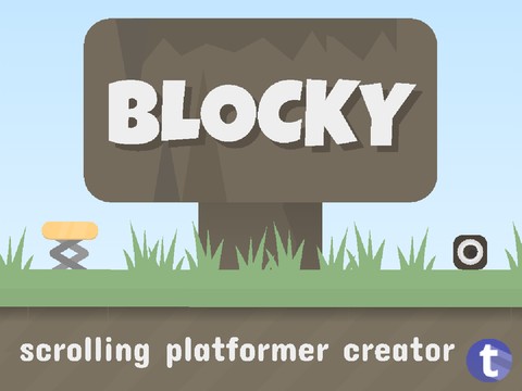 BLOCKY scrolling platformer creator by TimMcCool