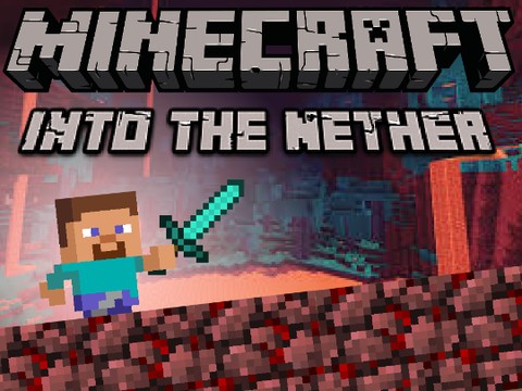 Minecraft - Into The Nether - A Platformer #games