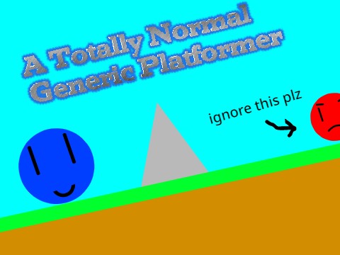 A Totally Normal Generic Platformer