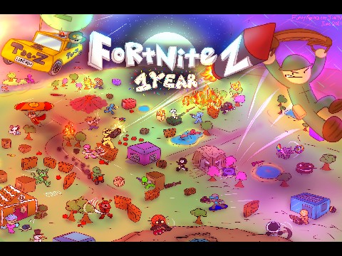 Fortnite Z Anniversary Art フォートナイト