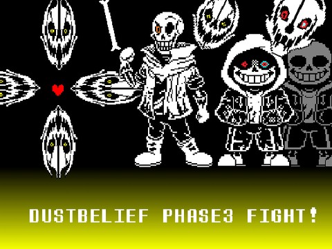 DustBelief Papyrus phase3 fight!